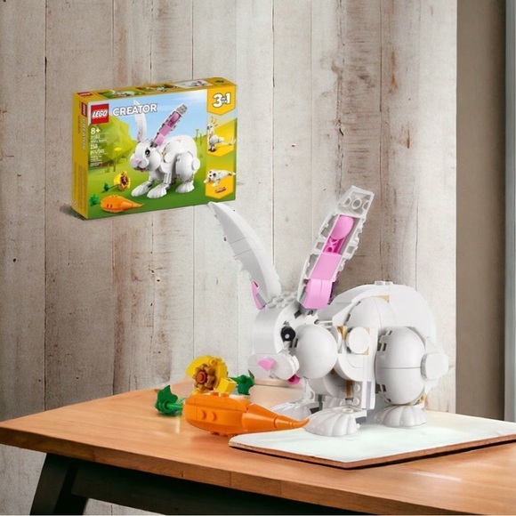 Lego | Toys | Nib Lego Creator 3in White Rabbit Animal Toy Building Set ...